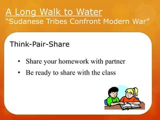 A Long Walk to Water - Lssn 12 | PPT