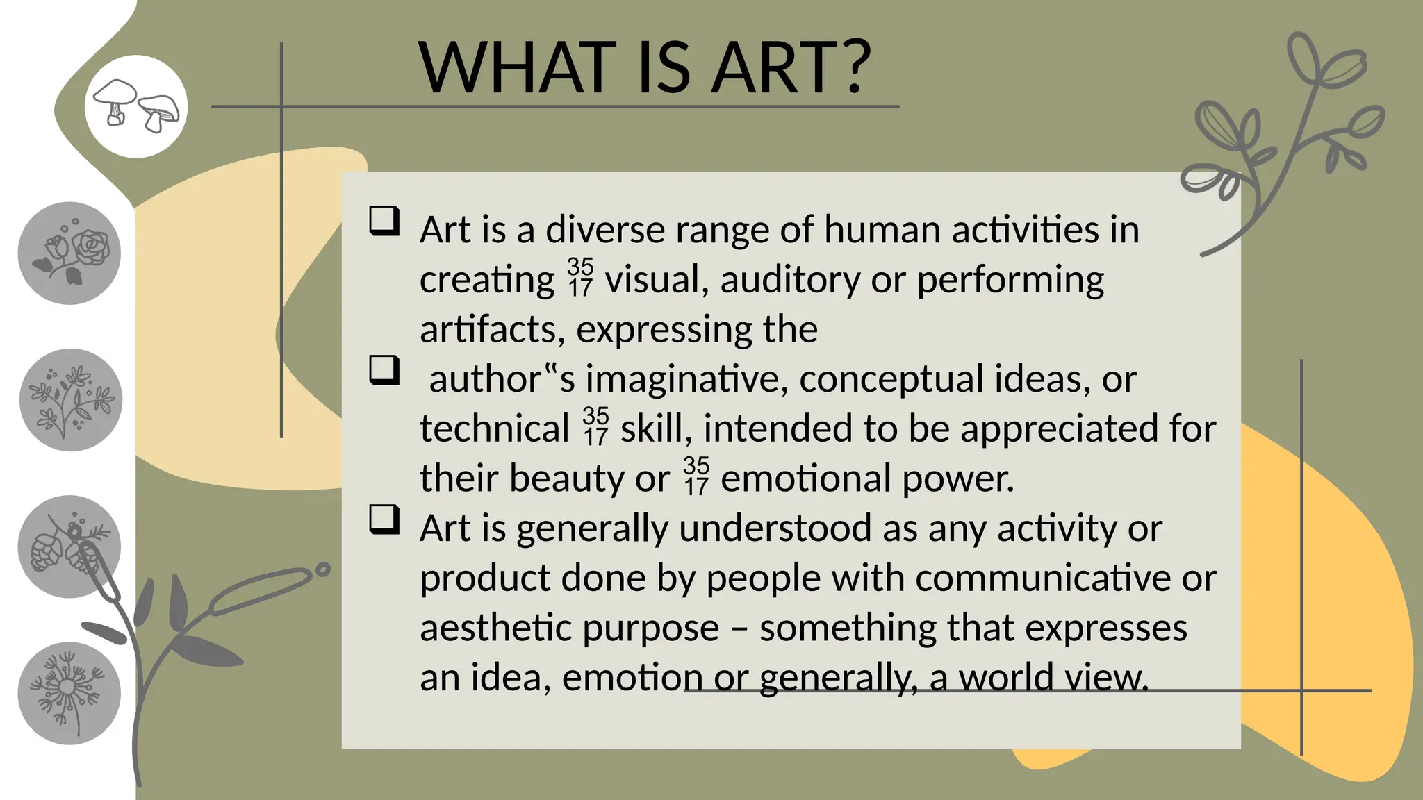 LESSON1 & 2 art appreciation for first year college students | PPTX