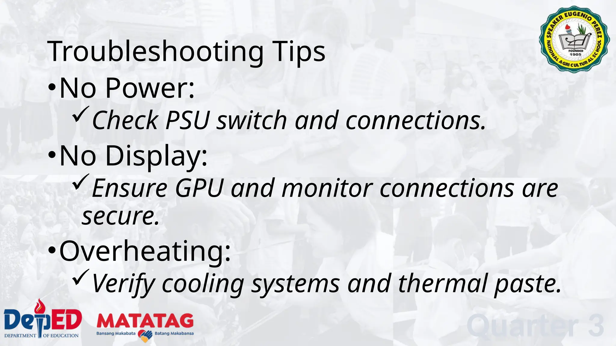 Lesson 1 & 2. Personal Computer Assembly and Disassembly.pptx