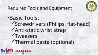 Lesson 1 & 2. Personal Computer Assembly and Disassembly.pptx