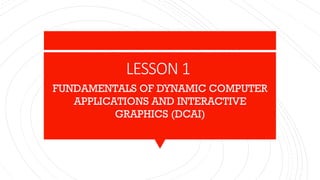 Fundamentals of Computer Operation and Graphics | PPT