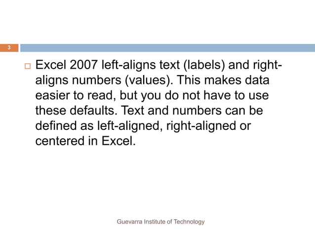 Lesson12 Aligning Text | PPT