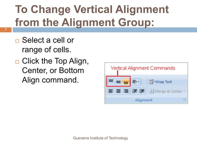 Lesson12 Aligning Text | PPT