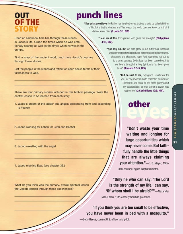 Lesson 12 | Cornerstone Connections | Sabbath School | PDF