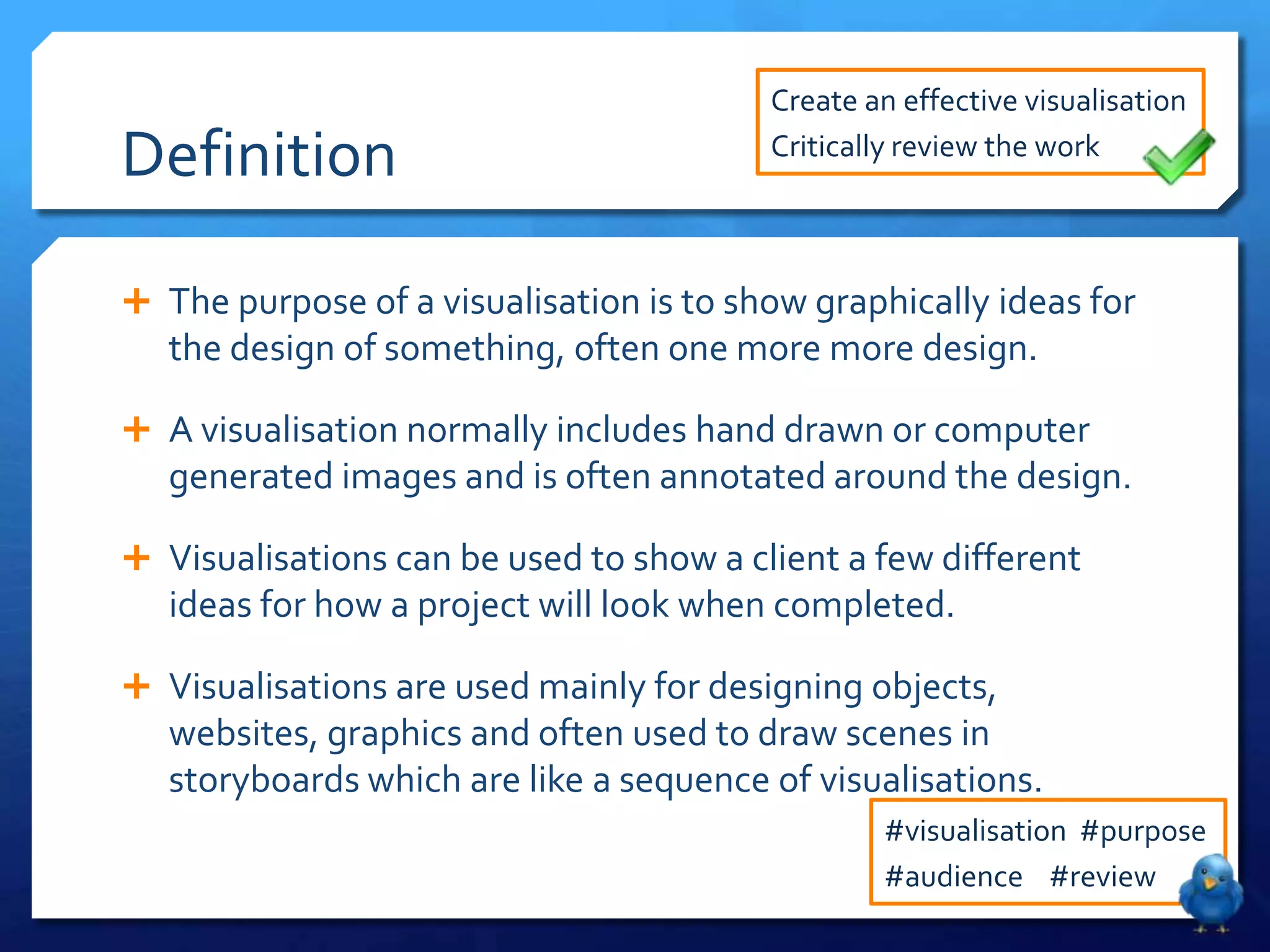 Lesson 12 create a visualisation | PPT