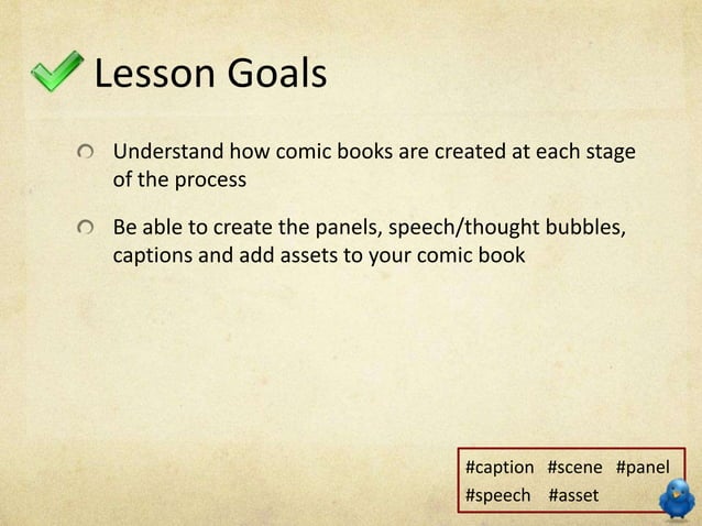 Unit 306 - Lesson 12 - Create Comic | PPT
