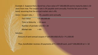 Lesson 12 definition of terms in relation to bonds | PPTX | Stocks and ...