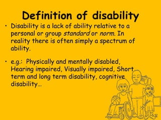 AS Lesson 12 - Disability | PPT
