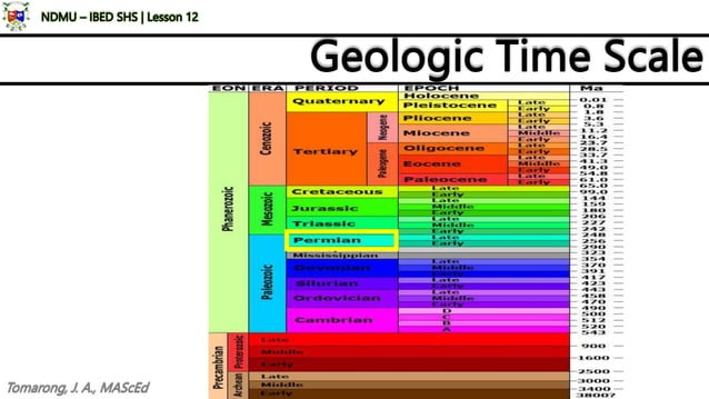 Lesson 12 - Geologic Time Scale.pptx | Reptiles | Pets