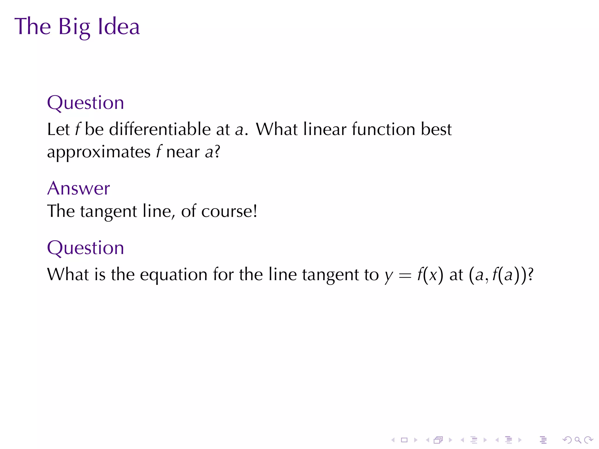 Lesson 12: Linear Approximation | PPT