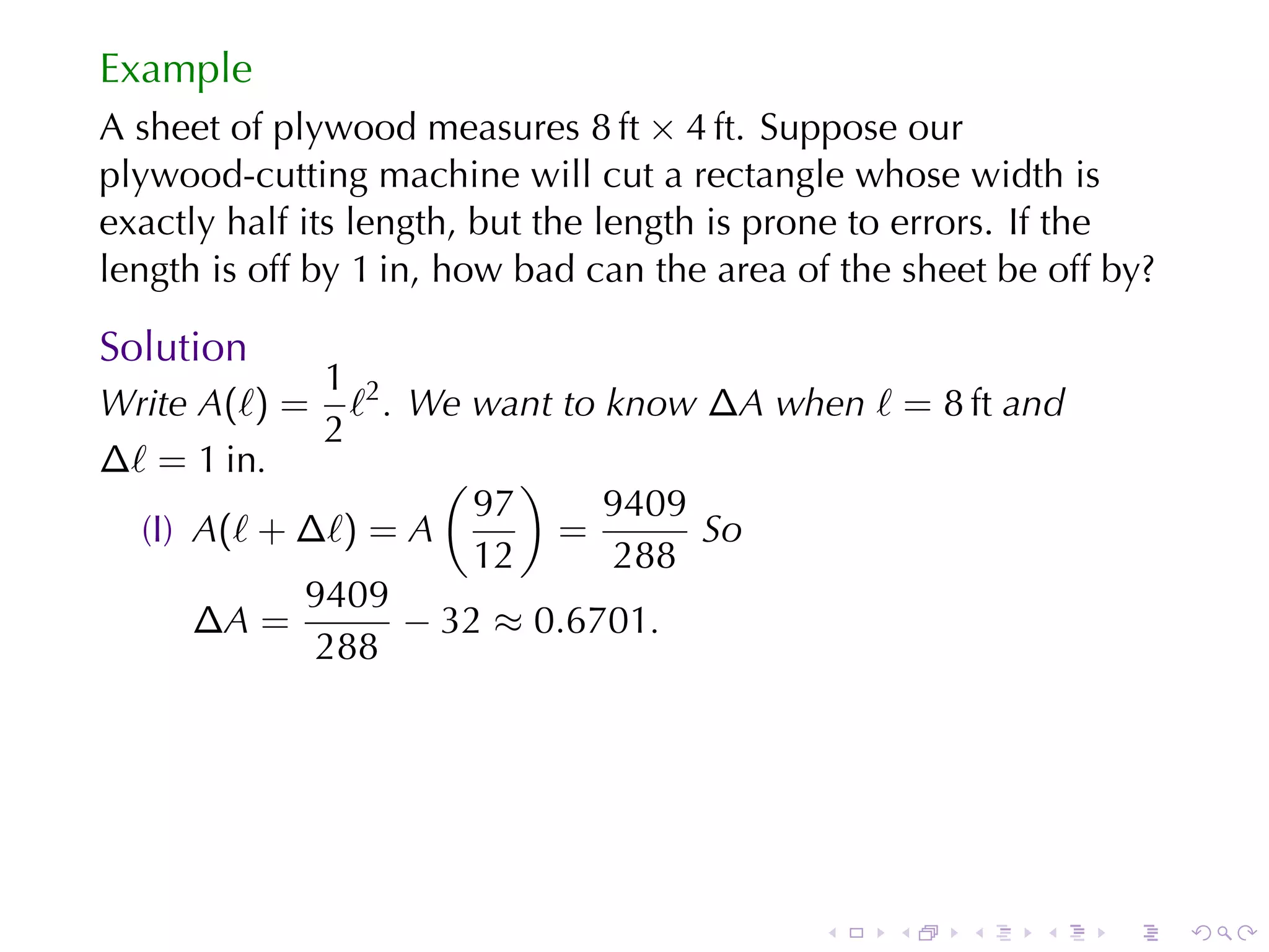 Lesson 12 Linear Approximation Ppt