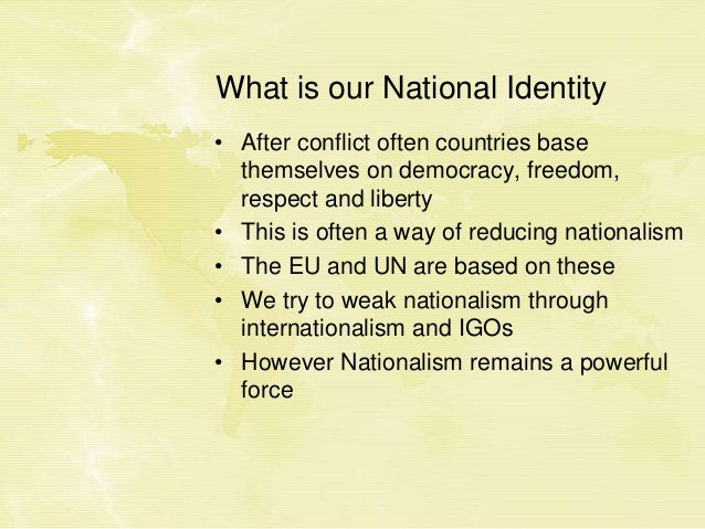 Lesson 12 national identity