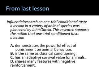 Observational Learning Animals