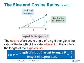 Lesson 12: Right Triangle Trigonometry | PPTX