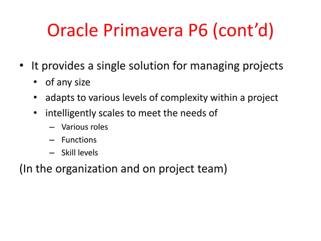 Lesson 1_2_3 Primavera 2.pptxProject Planning with Primavera | PPTX