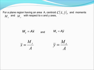 Lesson 12 centroid of an area | PPT