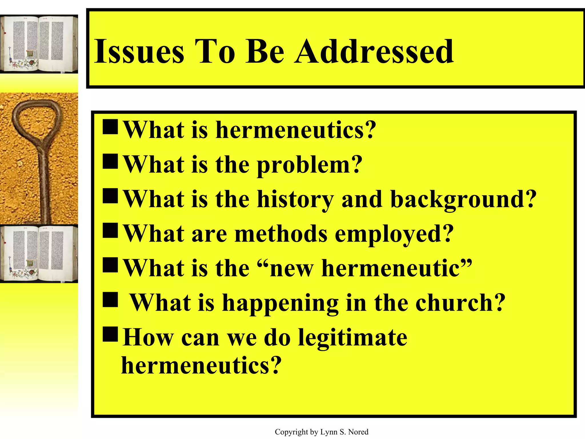 Lesson 12 hermenuetics | PPT