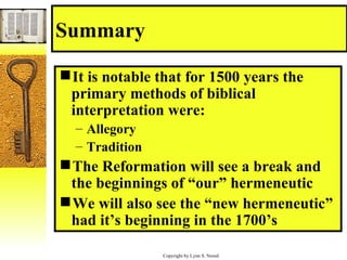 Lesson 12 hermenuetics | PPT