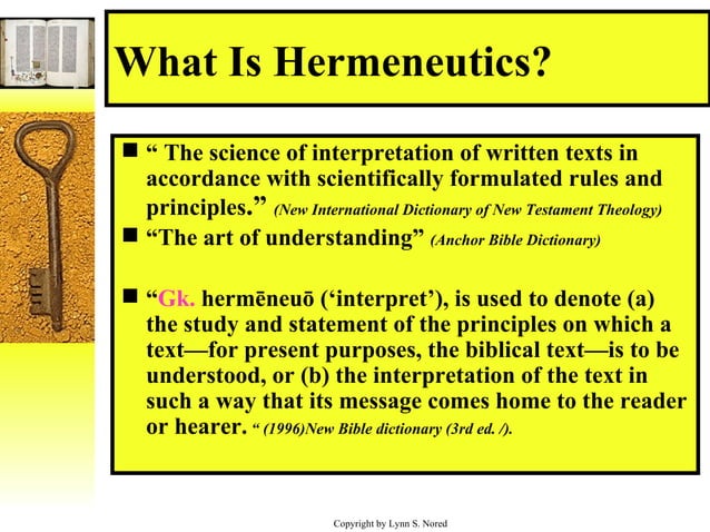 Lesson 12 hermenuetics | PPT | Judaism | Religion & Spirituality