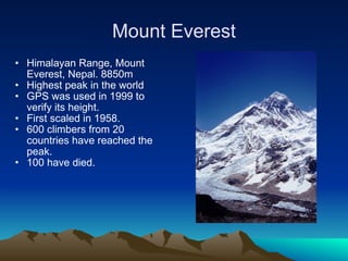Lesson 12 mountains_powerpoint | PPT