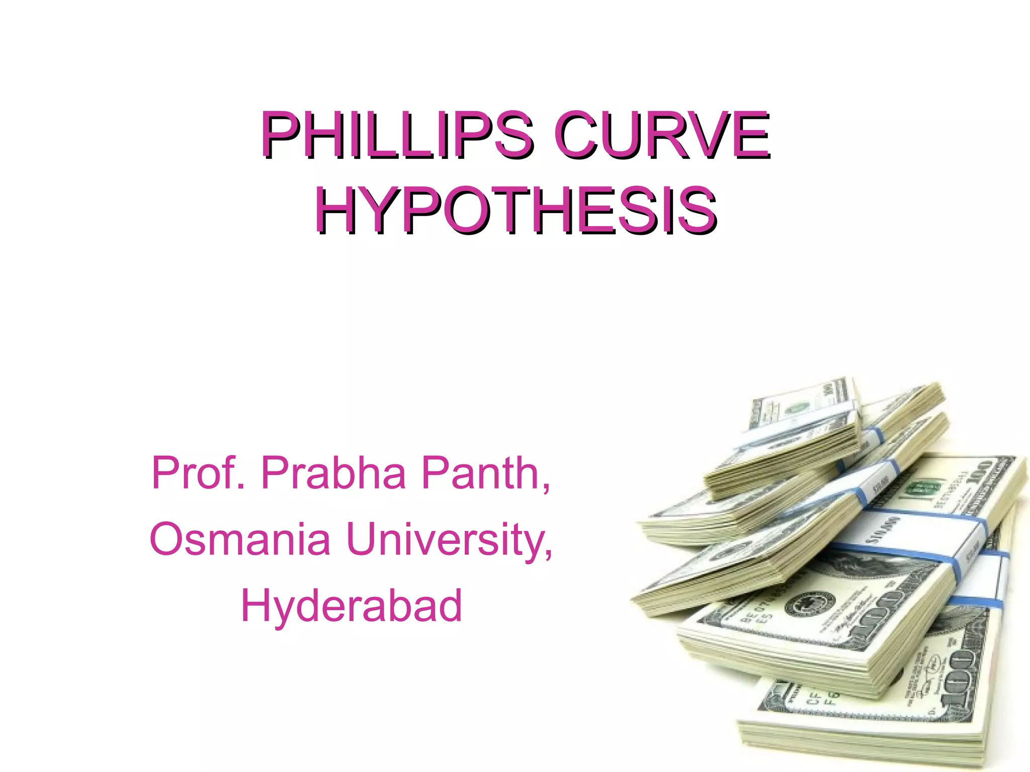 Phillips curve hypothesis | PPT