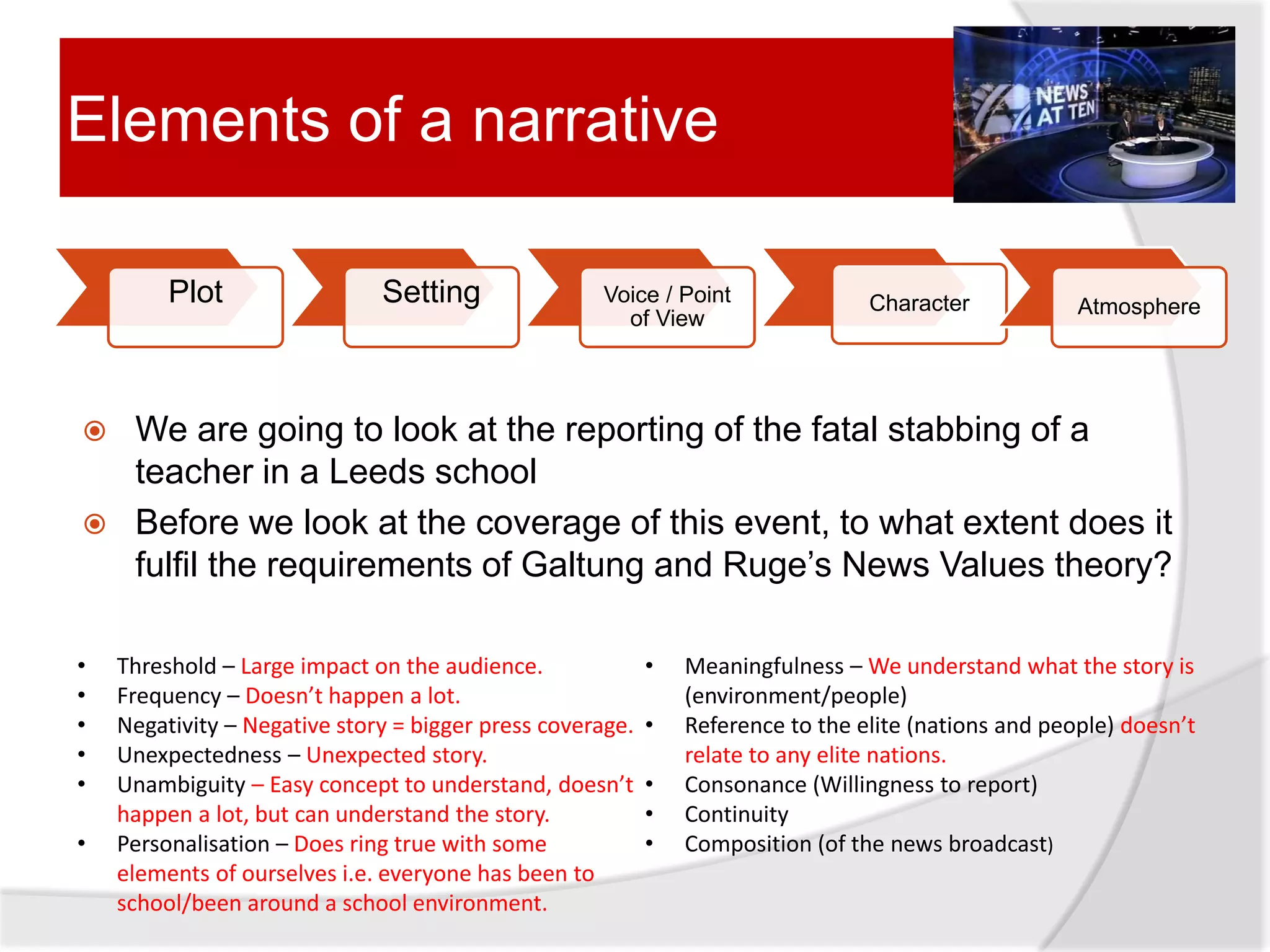 Narrative Theory 2 | PPT
