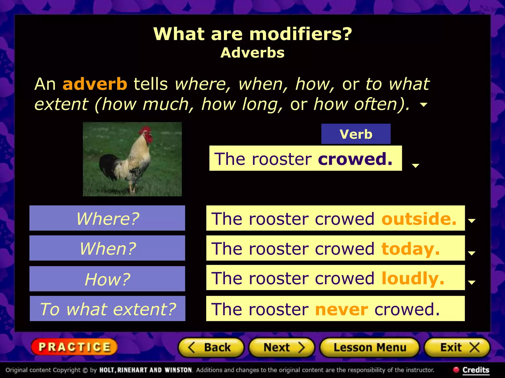 Lesson 12 Understanding Modifiers.ppt