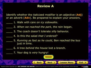 Lesson 12 Understanding Modifiers.ppt