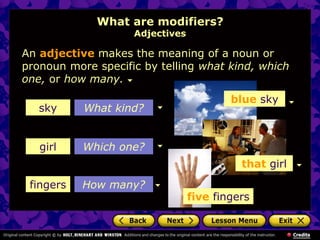Lesson 12 Understanding Modifiers.ppt