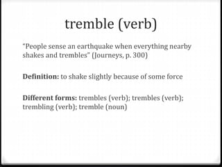 Journeys Fourth Grade Lesson 12 Vocabulary Presentation | PPT