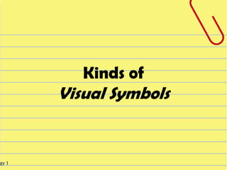 VISUAL SYMBOLS CONE OF EXPERIENCE | PPTX