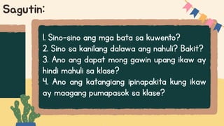 Lesson 13- 14 Filipino 3CJSBDJSBSJASDASHJSKJDB | PPTX