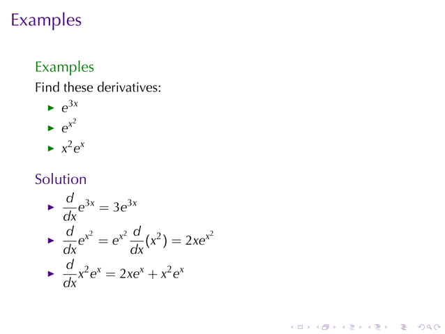 Lesson 13: Derivatives of Logarithmic and Exponential Functions | PPT