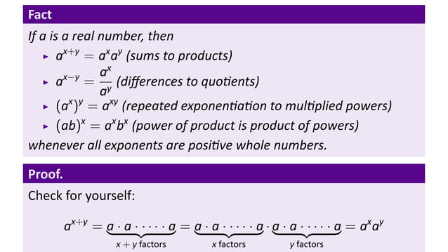 Lesson 13: Exponential and Logarithmic Functions (slides) | PDF