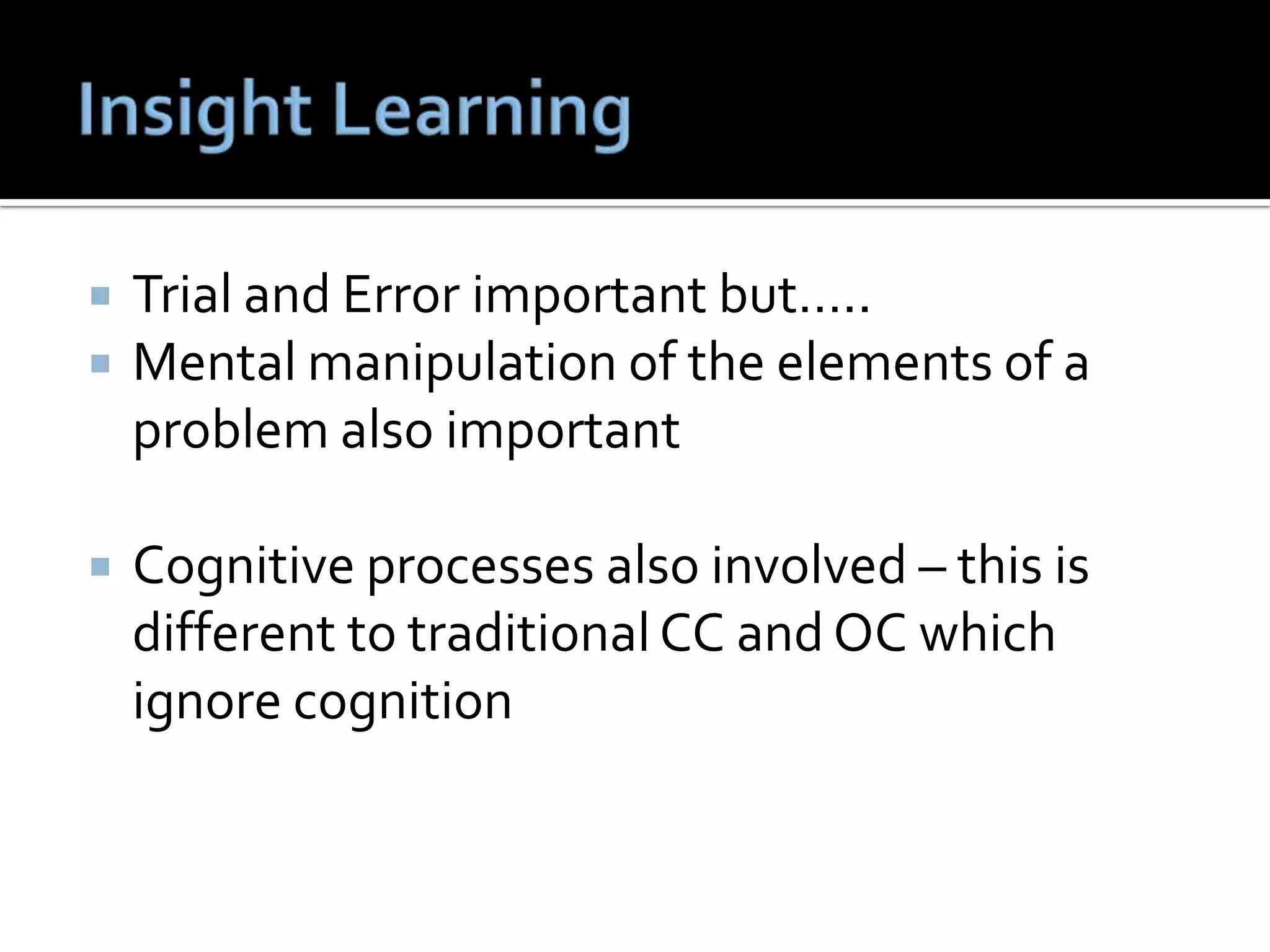 Lesson 13 insight and latent learning | PPTX