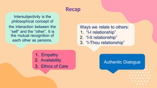 Lesson 13- Intersubjectivity - (Part 1) - Hand outs.pptx