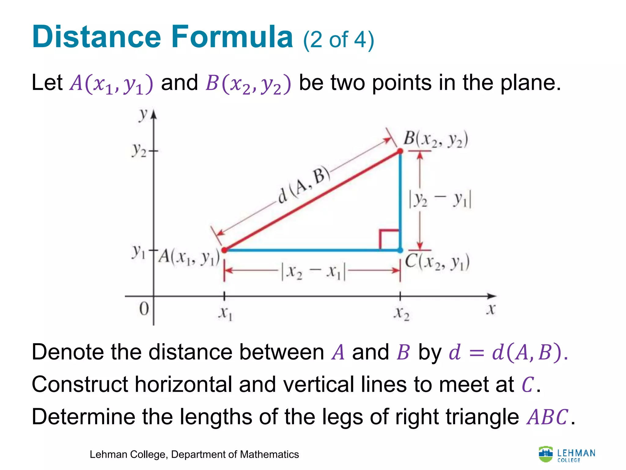 Lesson 13: Midpoint and Distance Formulas | PPTX