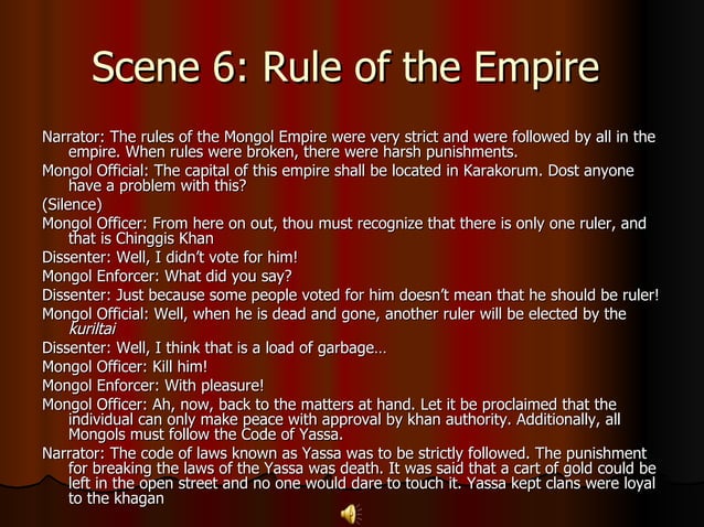 The Story of the Mongols | PPT