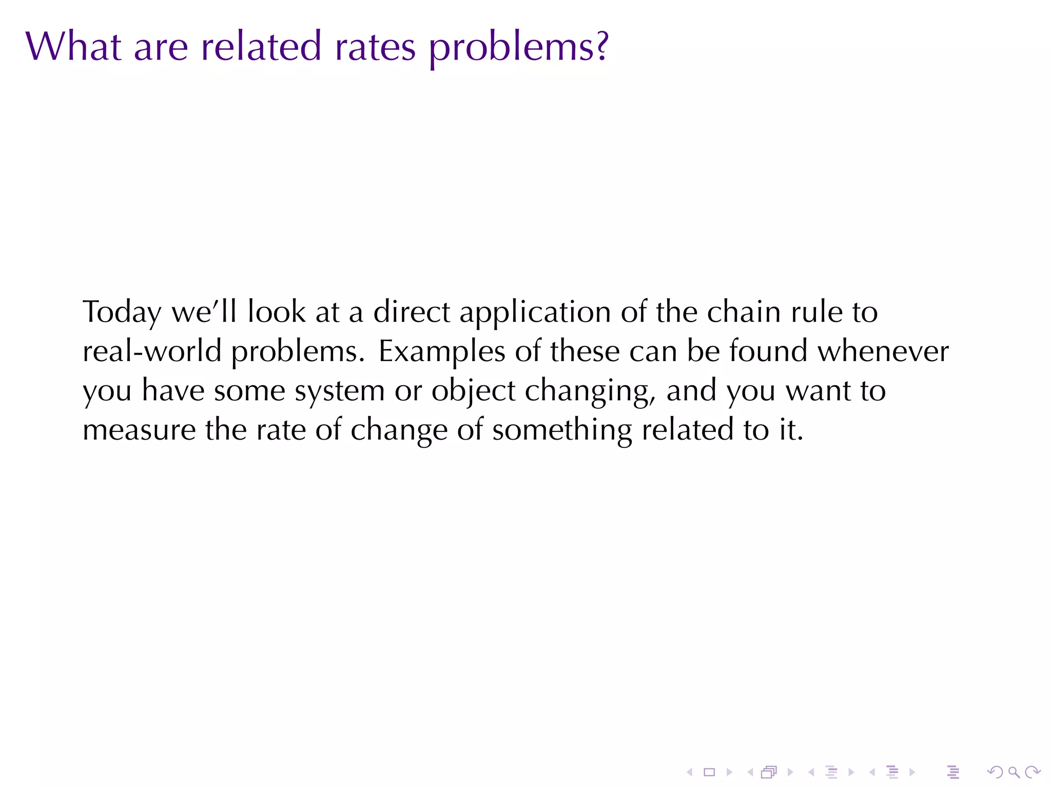Lesson 13: Related Rates of Change | PDF