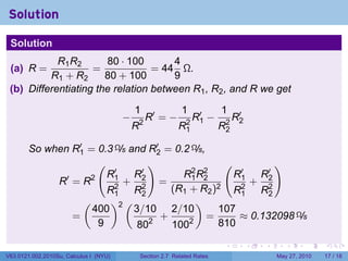 Lesson 13: Related Rates Problems | PDF