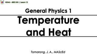 Lesson 13 - Temperature and Heat.pdf