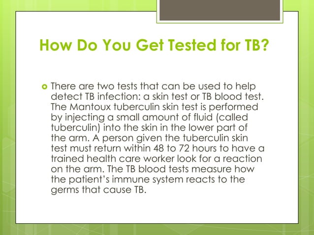 Lesson 13 tuberculosis | PPTX