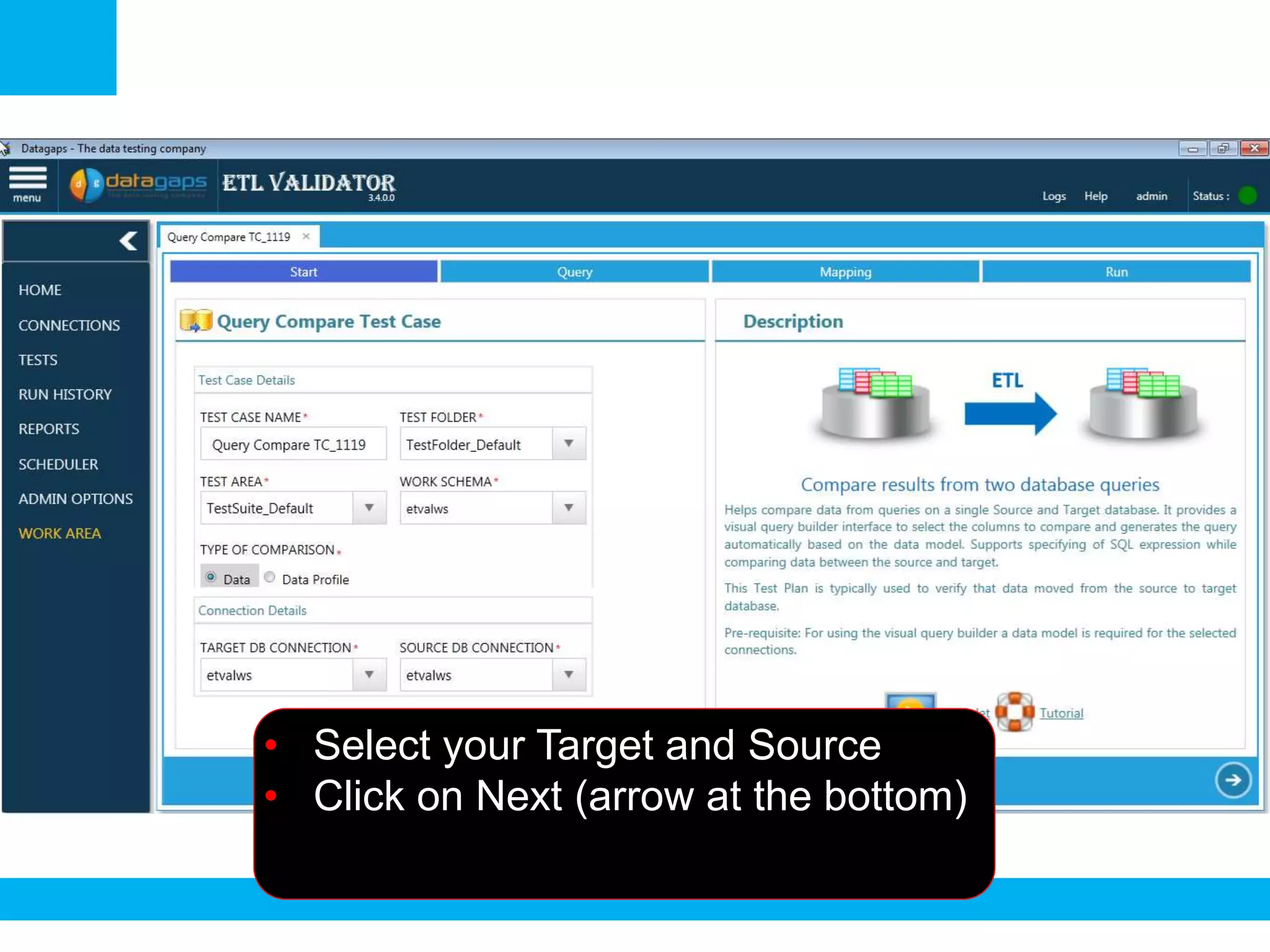 ETL Validator: Table to Table Comparison | PPTX | Databases | Computer Software and Applications