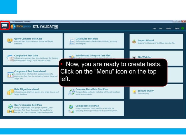 ETL Validator: Table to Table Comparison | PPTX | Databases | Computer Software and Applications