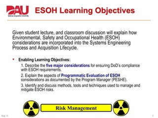 Lesson 13 esoh_jan_2015 | PPTX