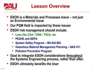 Lesson 13 esoh_jan_2015 | PPTX