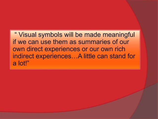 Lesson 13 (final) Teaching with visual symbol