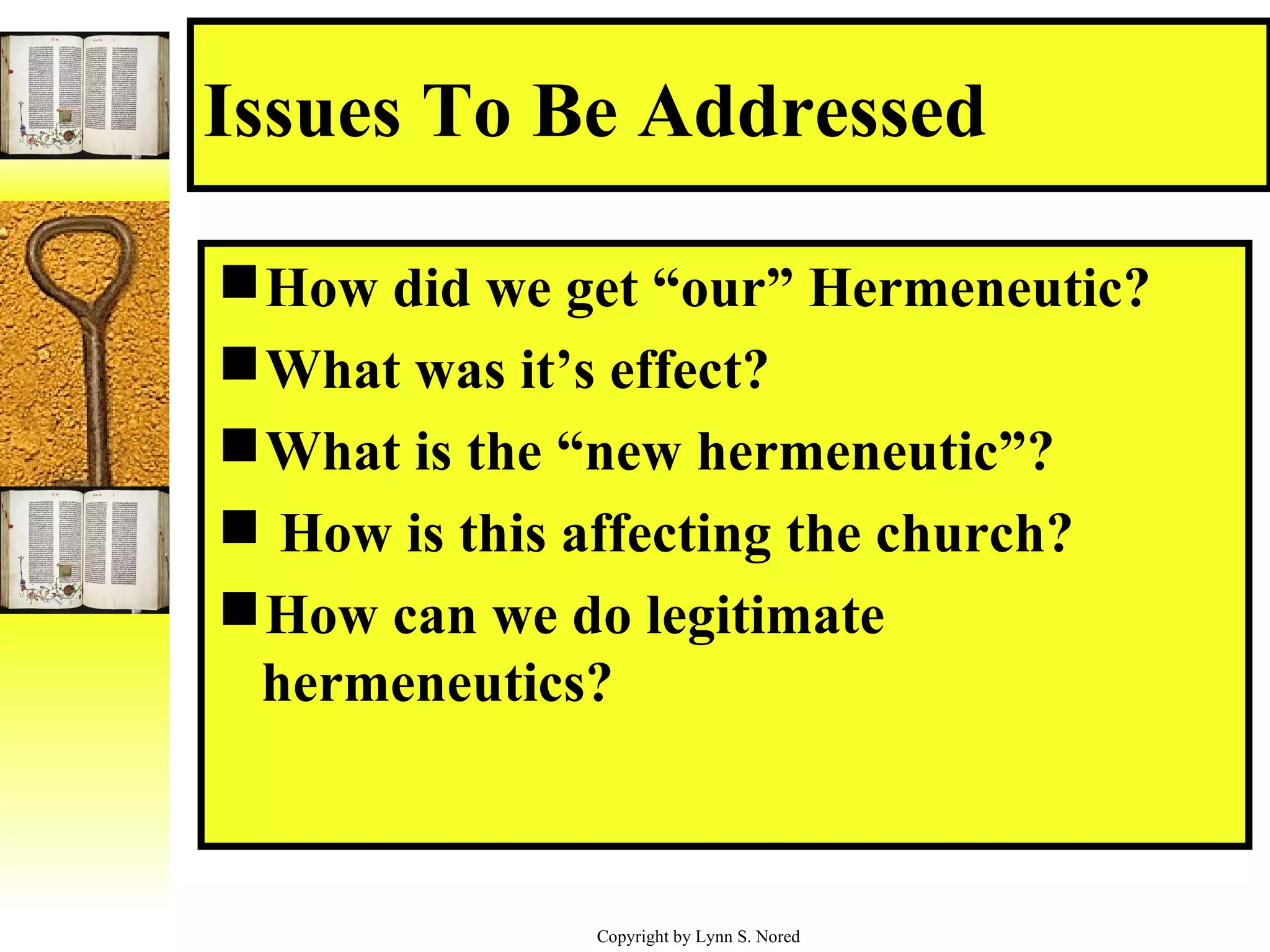 Lesson 13 Hermenuetics | PPT