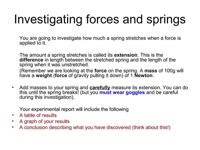 Lesson 13 hooke's law | PPT | Physics | Science