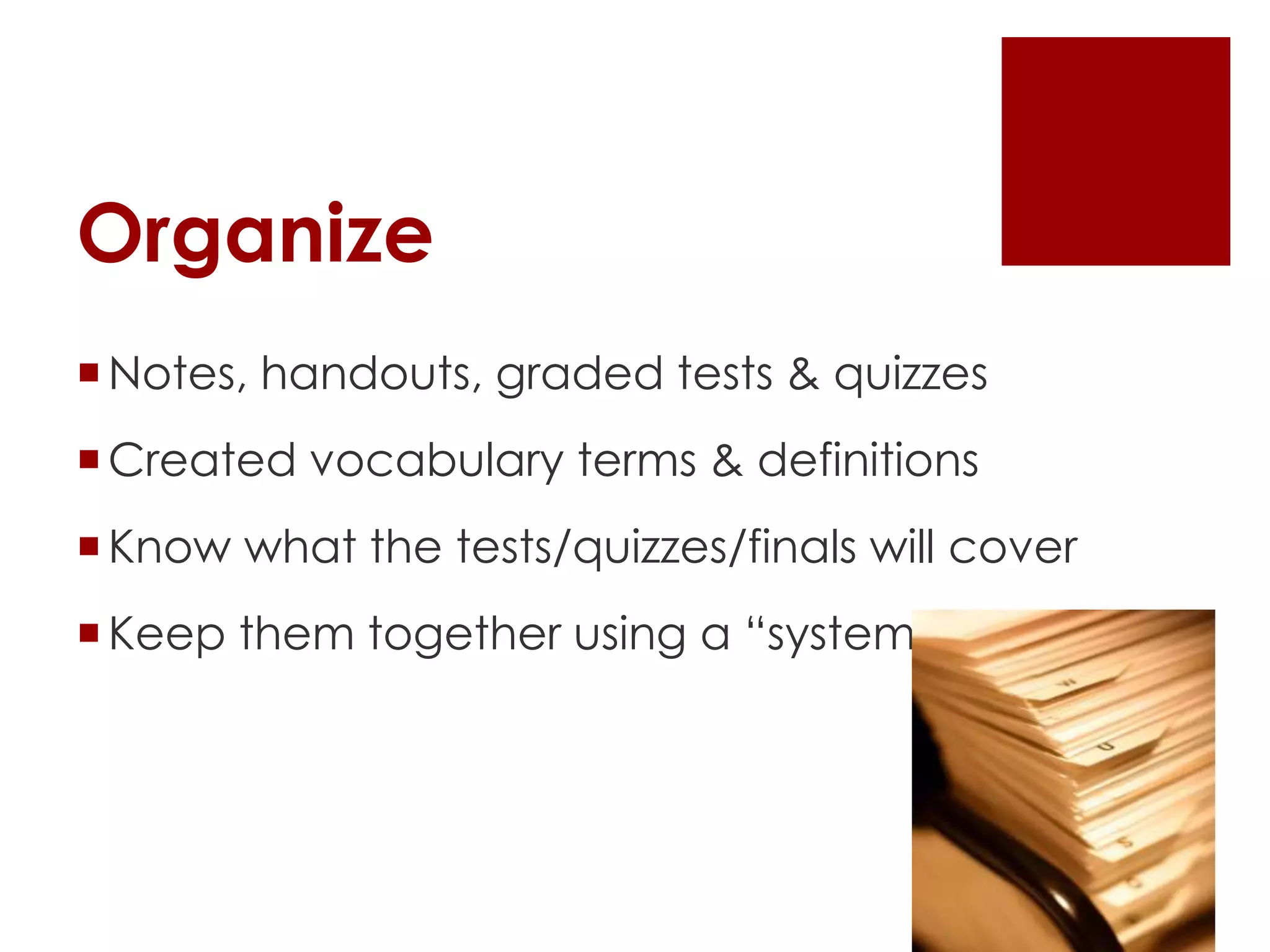 Lesson 13 Rdg & Stdying For Tests | PPTX